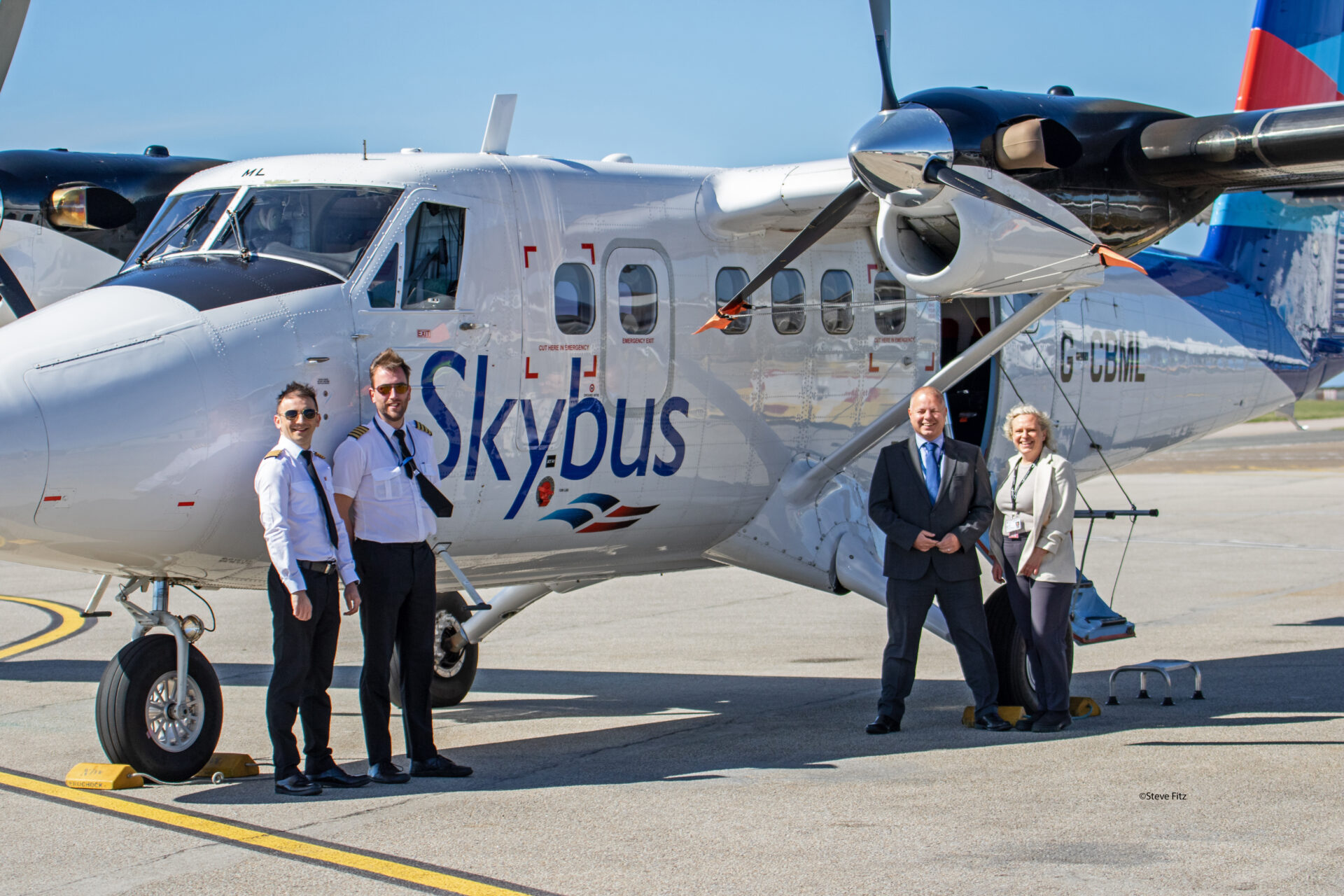 First Skybus flight of 2025 takes off from Cornwall Airport Newquay ...